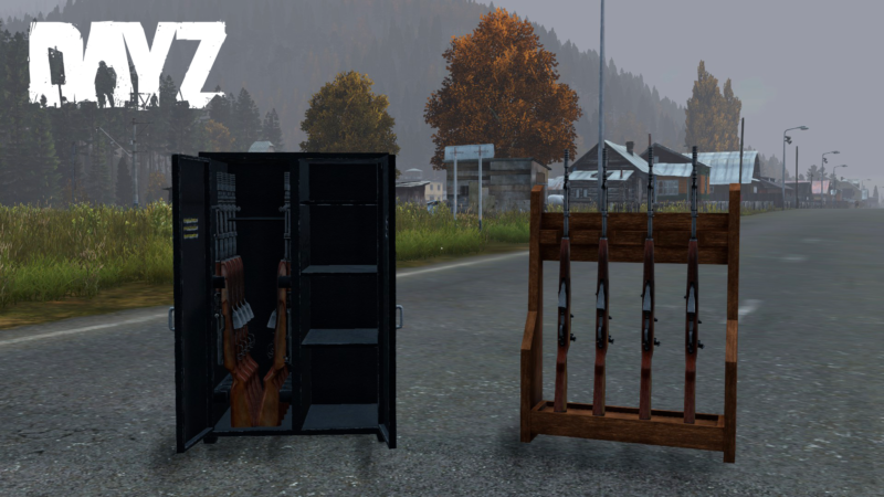 New gun rack & weapon cabinet now available ! - MyDayZ